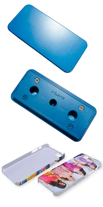 Molde em aluminio para capa 3D - Iphone 5, 5s e SE
